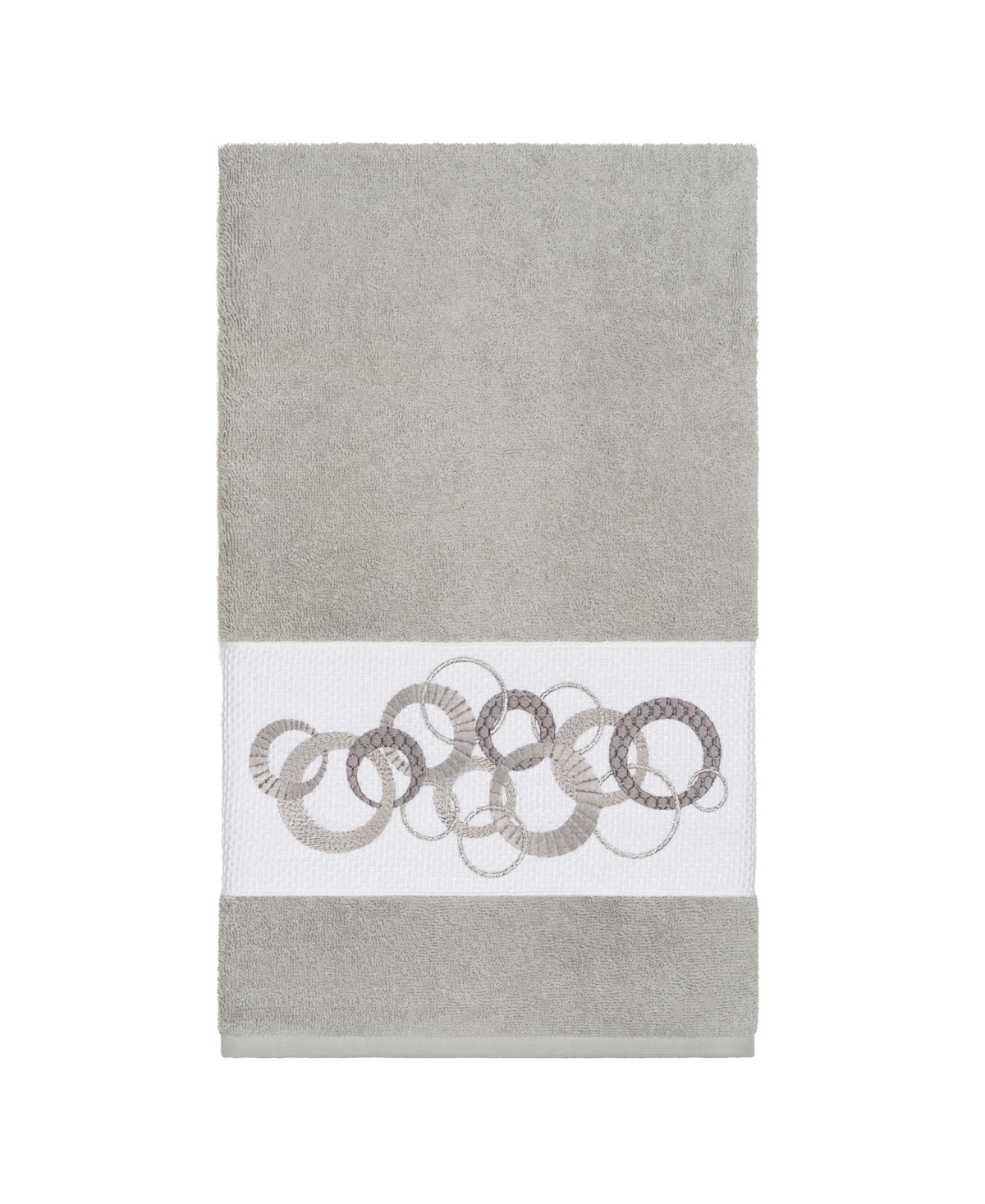 Click here for Linum Home Annabelle Bath Towel - Light Grey prices