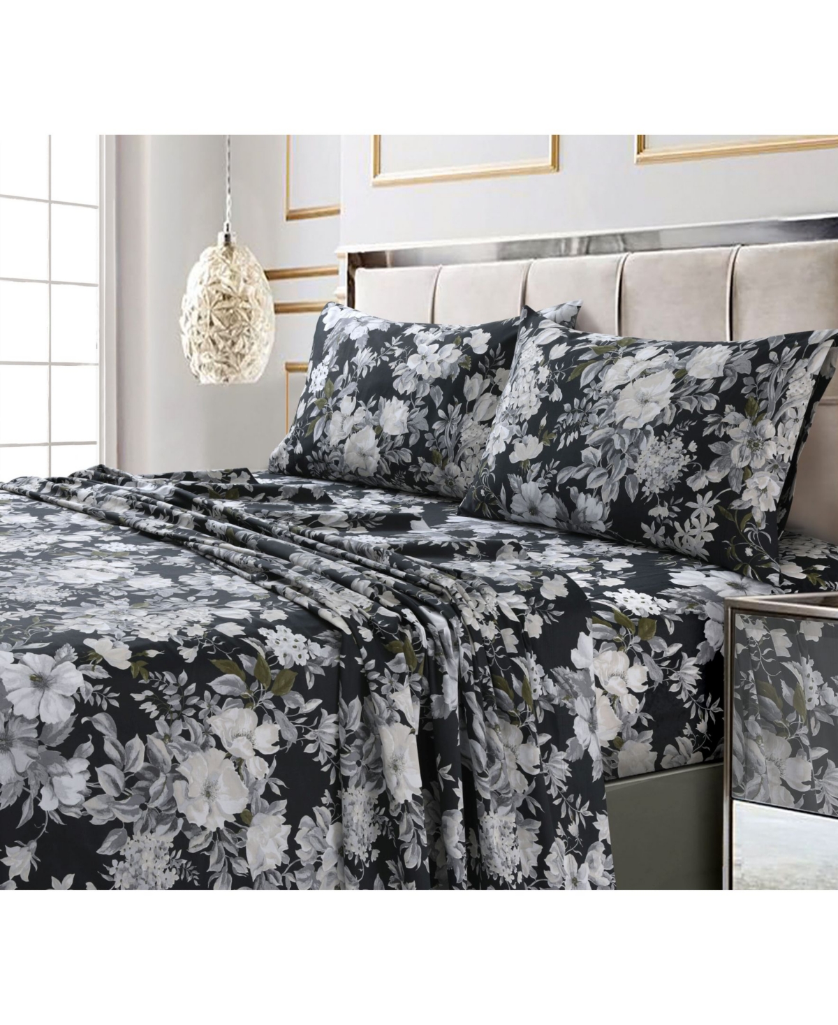 Click here for Tribeca Living Vernazza Printed 300 Thread Count C... prices