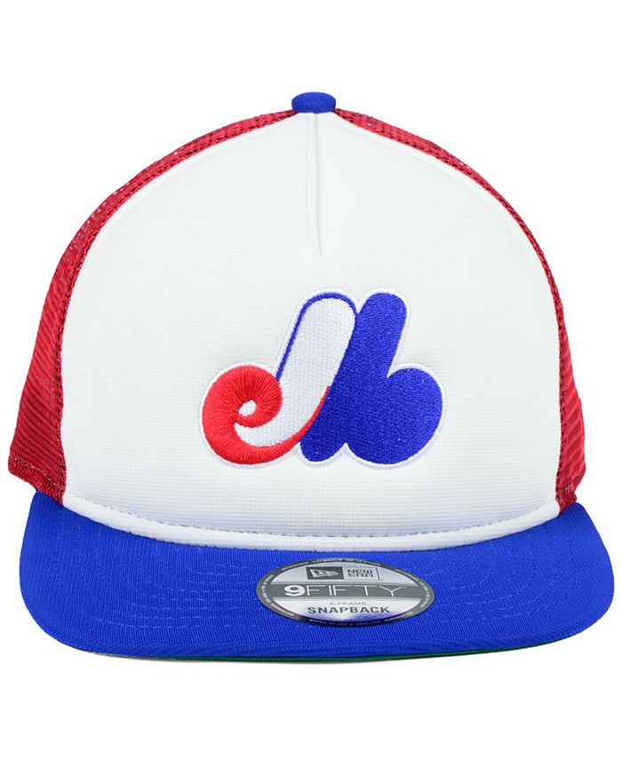 New Era Montreal Expos Classic Trucker 9FIFTY Snapback Cap - Macy's