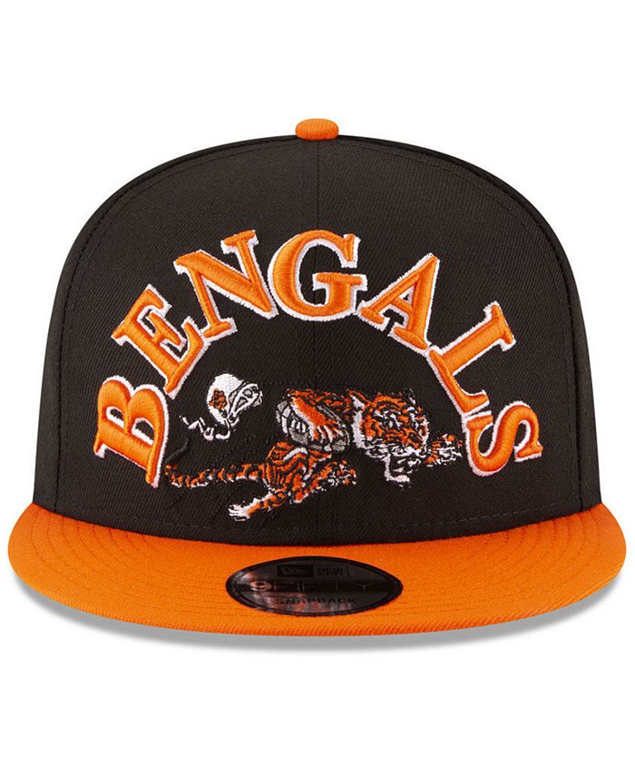 New Era Cincinnati Bengals Retro Logo 9FIFTY Snapback Cap - Macy's