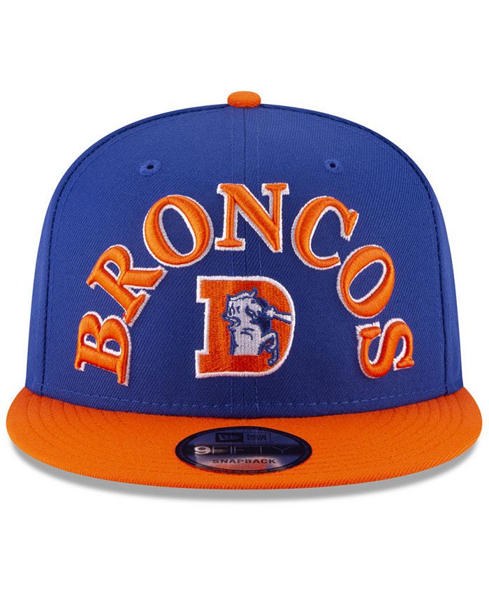 New Era Denver Broncos Retro Logo 9FIFTY Snapback Cap - Macy's