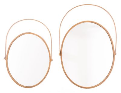 SET OF 2 OVAL MIRROR - Macy's