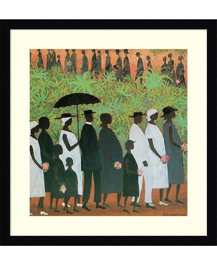 Amanti Art Funeral Procession Framed Art Print - Macy's