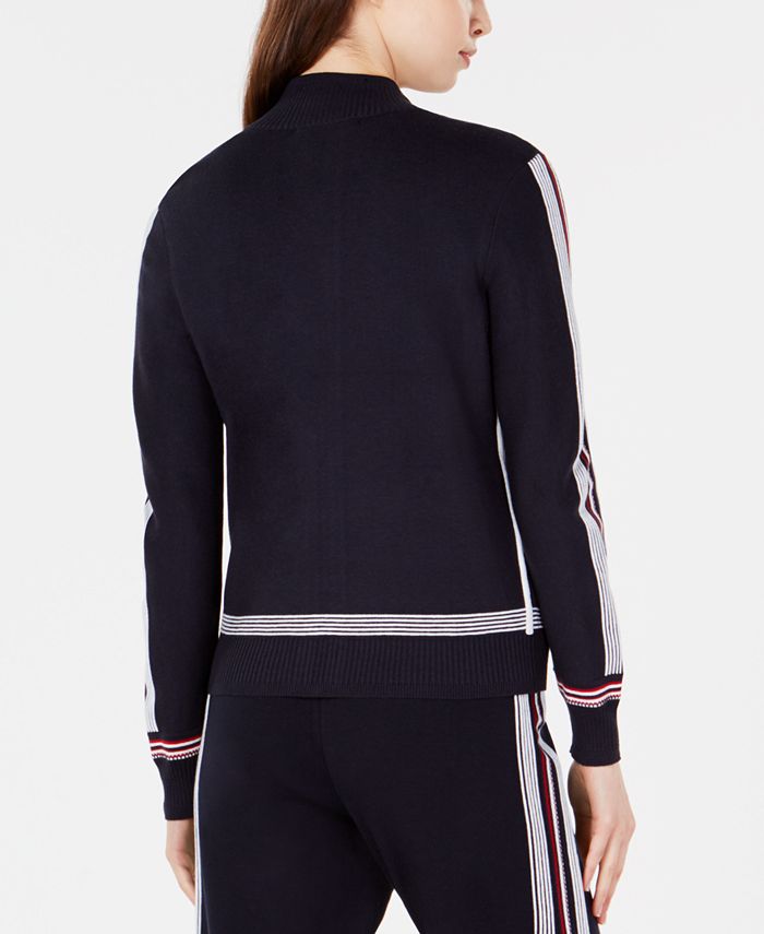 Tommy Hilfiger Jogging Sweater Jacket, Created for Macy's - Macy's