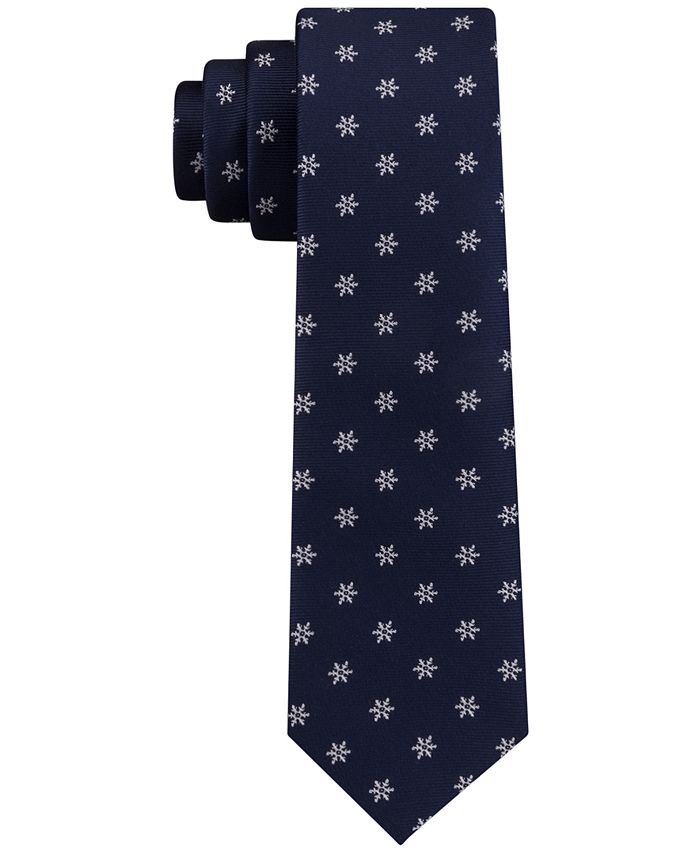 Tommy Hilfiger Little Boys Snowflake Tie - Macy's