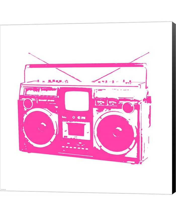 Metaverse Pink Boom Box by Veruca Salt Canvas Art - Macy's