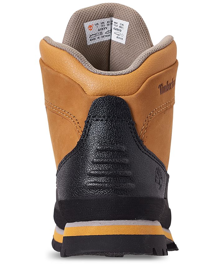Timberland Little Boys' Euro Hiker Shell Toe Boots from Finish Line ...