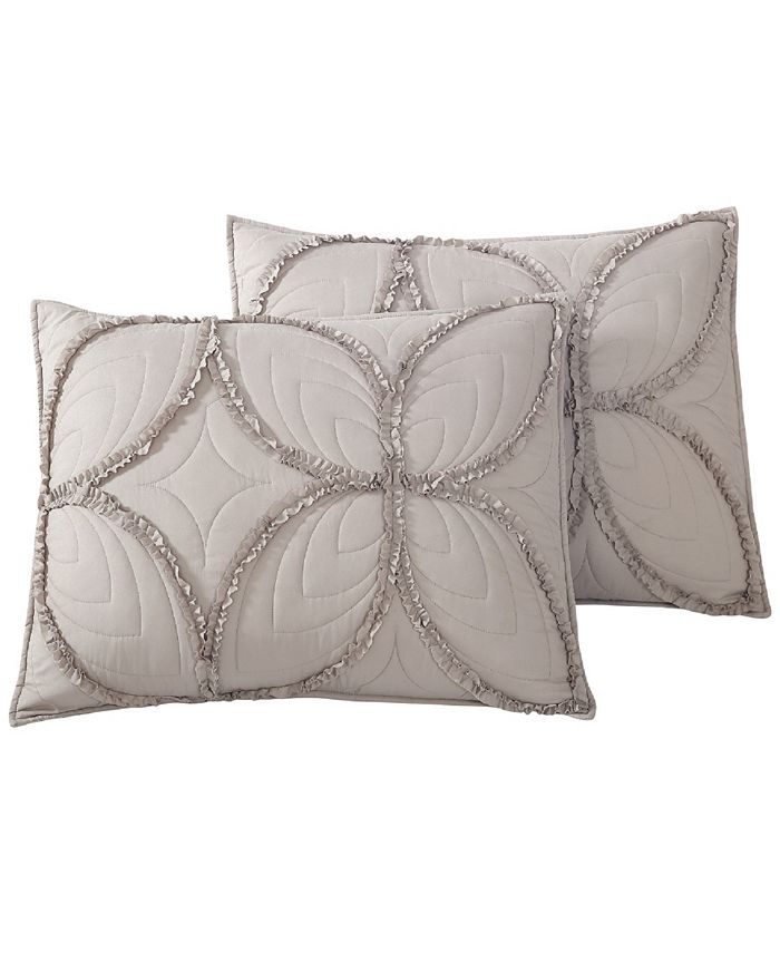 Geneva Home Fashion Addie 3pc Queen Quilt Set - Macy's