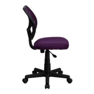 Mid-Back Purple Mesh Swivel Task Chair - Macy's
