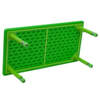 24''W X 48''L Rectangular Green Plastic Height Adjustable Activity ...