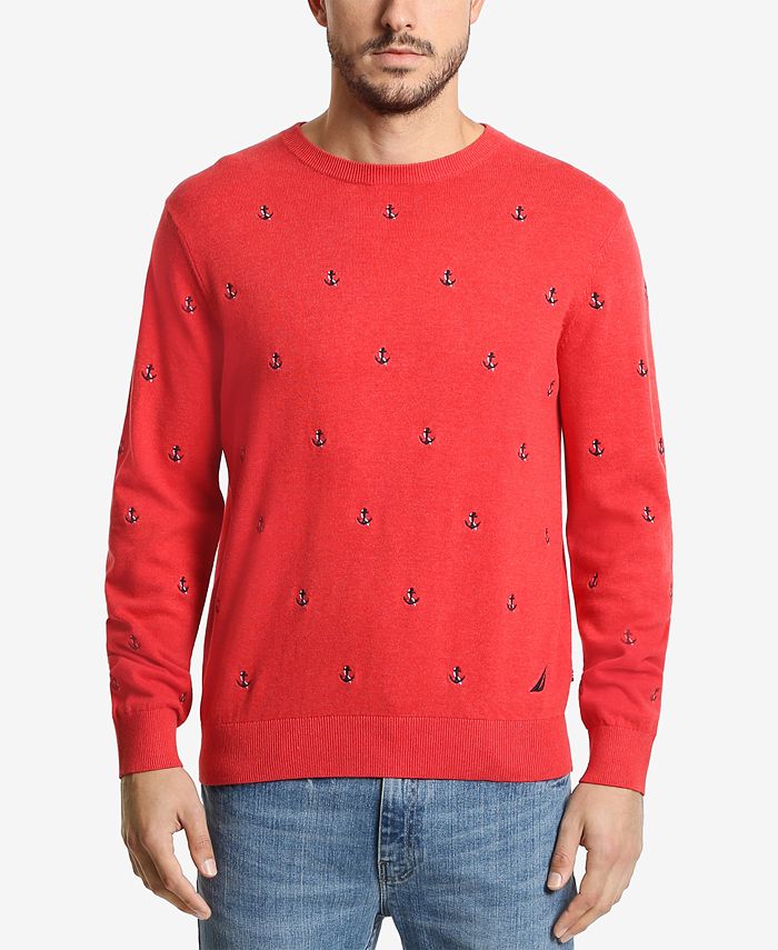 Nautica Men's Maritime Embroidered Sweater - Macy's