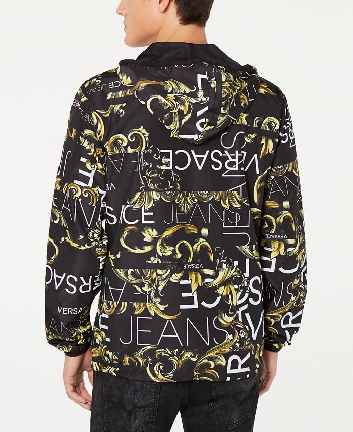 Versace Men's Reversible Hooded Jacket - Macy's