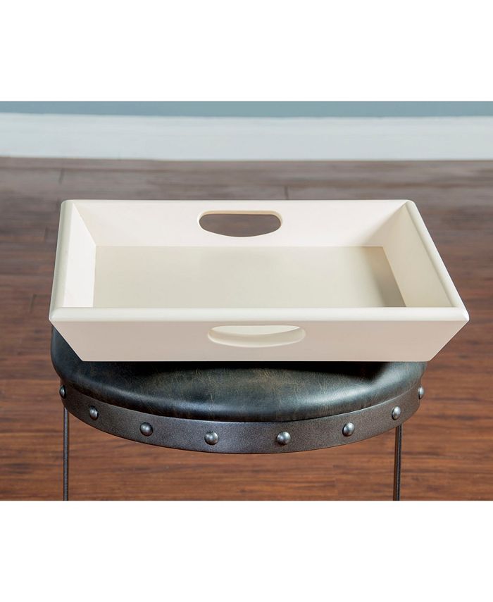 Sunny Designs Windham Cream Serving Tray - Macy's