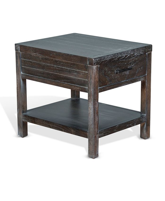 Sunny Designs Dundee Kettle Black End Table - Macy's