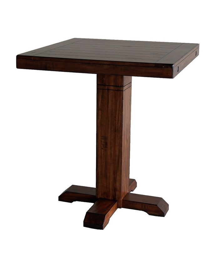 Sunny Designs Tuscany Vintage Mocha Pub Table - Macy's