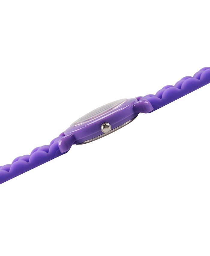 ewatchfactory Disney Frozen Elsa and Anna Girls' Purple Plastic Time ...