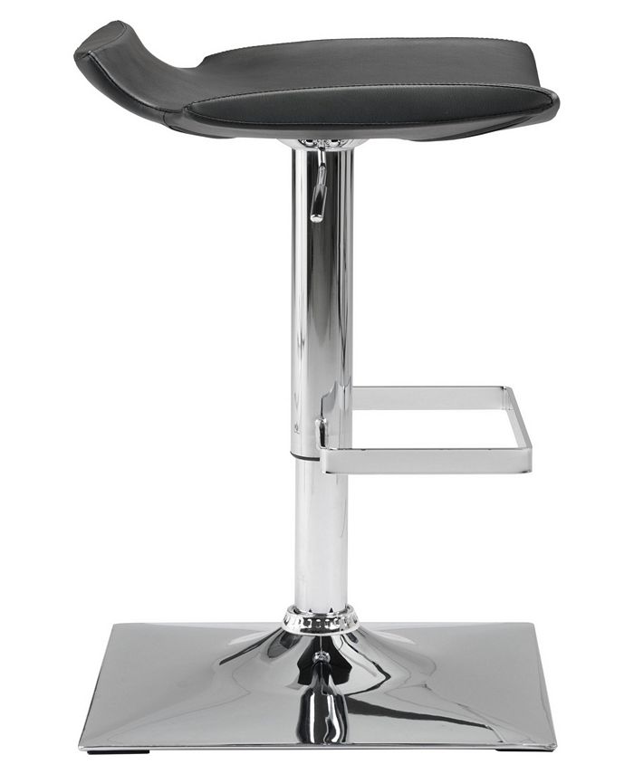 Zuo Magi Bar Chair Black - Macy's
