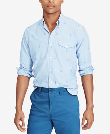 Polo Ralph Lauren Men's Classic Fit Cotton Oxford Shirt - Macy's