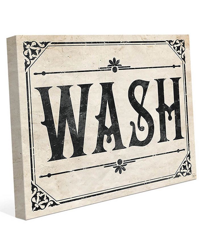 Creative Gallery Rustic Wash On Paper Pattern 20" X 24" Canvas Wall Art ...