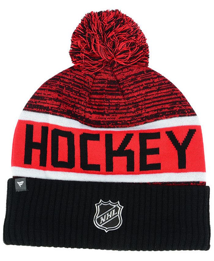 Authentic NHL Headwear Calgary Flames Goalie Knit Hat - Macy's