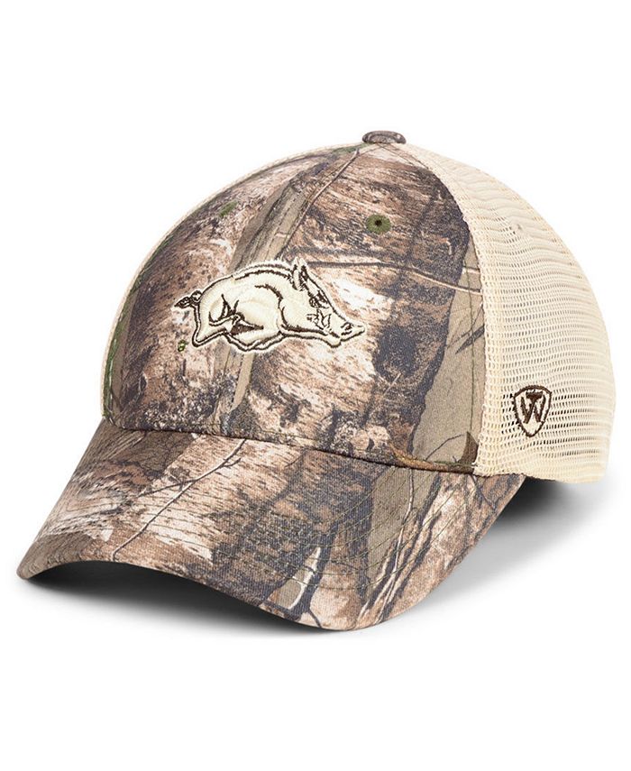 Top of the World Arkansas Razorbacks Prey Meshback Camo Snapback Cap ...