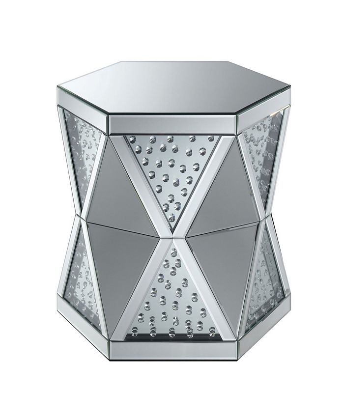 Furniture of America Kareena Diamond-Patterned End Table - Macy's