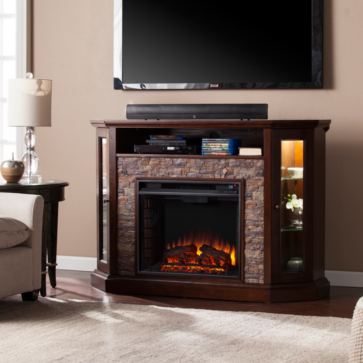 Click here for Cheltenham Fireplace - Dark Brown prices