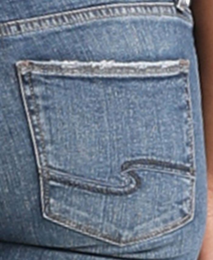 Silver Jeans Co. Bleecker Ripped Skinny Jeans - Macy's