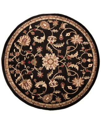 Livabliss Riley RLY-5025 Black 8' Round Area Rug - Macy's