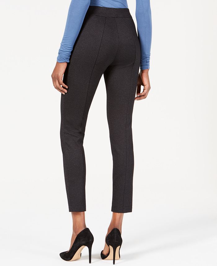 Anne Klein Zipper Compression Pants - Macy's