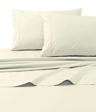 Tribeca Living 300 Thread Count Cotton Percale Extra Deep Pocket Sheet ...
