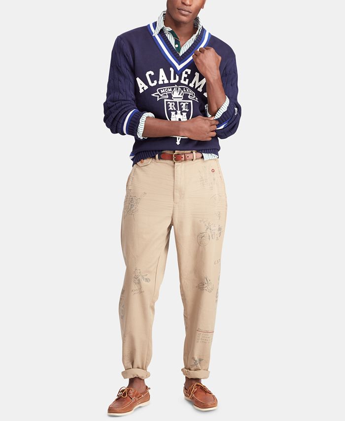 Polo Ralph Lauren Men's Relaxed Fit Chino Cotton Pants - Macy's