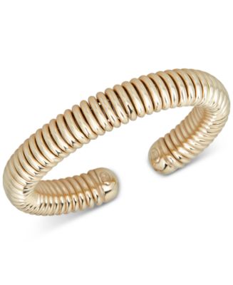 Wire Cuff Bangle Bracelet in 14k Gold-Plated Sterling Silver - Macy's