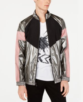 I.N.C. Men's Colorblocked Track Jacket, Created for Macy's - Macy's
