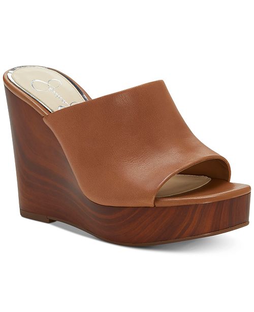 Jessica Simpson Shantelle Slide Wedge Sandals & Reviews - Sandals & Flip Flops - Shoes - Macy's