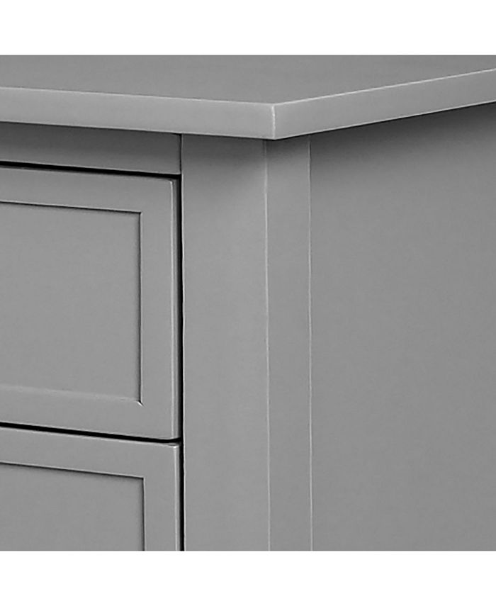 Ameriwood Home Cottage Hill Accent Table With 2 Drawers - Macy's