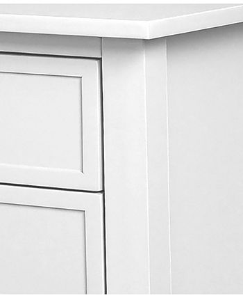 Ameriwood Home Cottage Hill Accent Table With 2 Drawers - Macy's