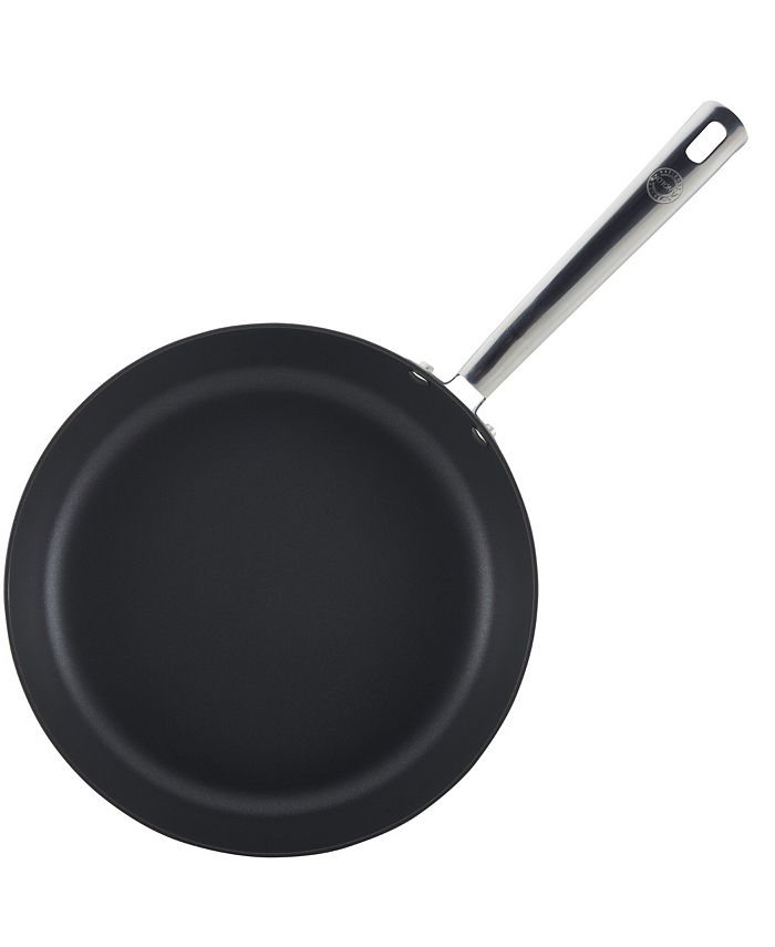 Anolon Professional Hard Anodized Nonstick Covered Deep 12" Skillet ...