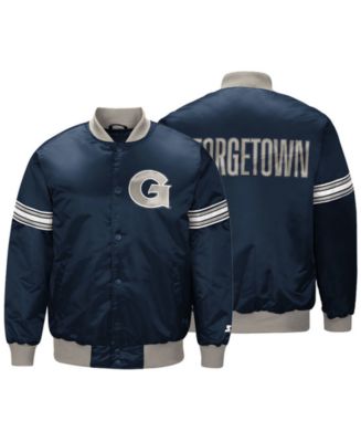 G-III Sports Men's Georgetown Hoyas Draft Pick Varsity Satin Jacket ...
