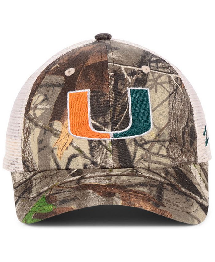 Zephyr Miami Hurricanes Recon Camo Trucker Cap - Macy's