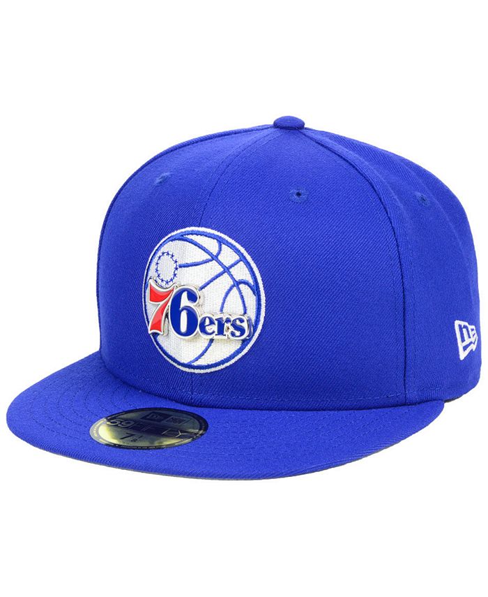 New Era Philadelphia 76ers Metal Mash Up 59FIFTY-FITTED Cap - Macy's