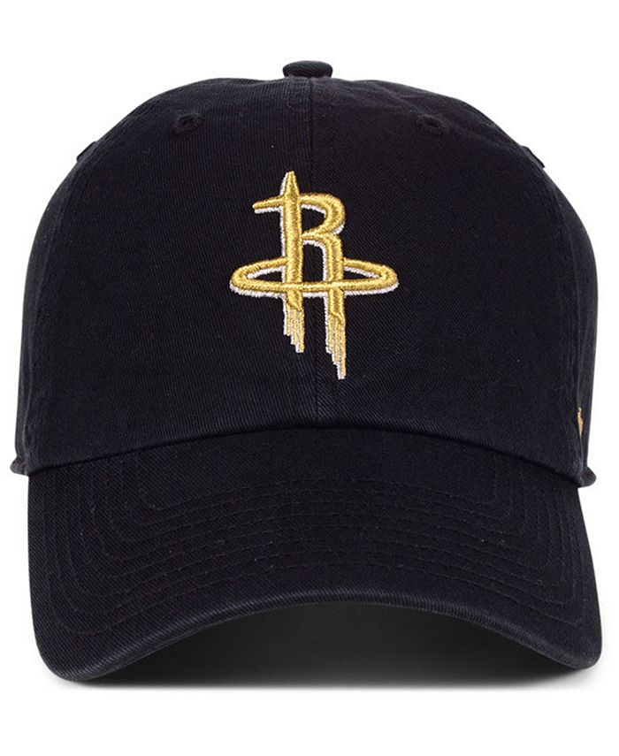'47 Brand Houston Rockets Met Gold CLEAN UP Cap - Macy's