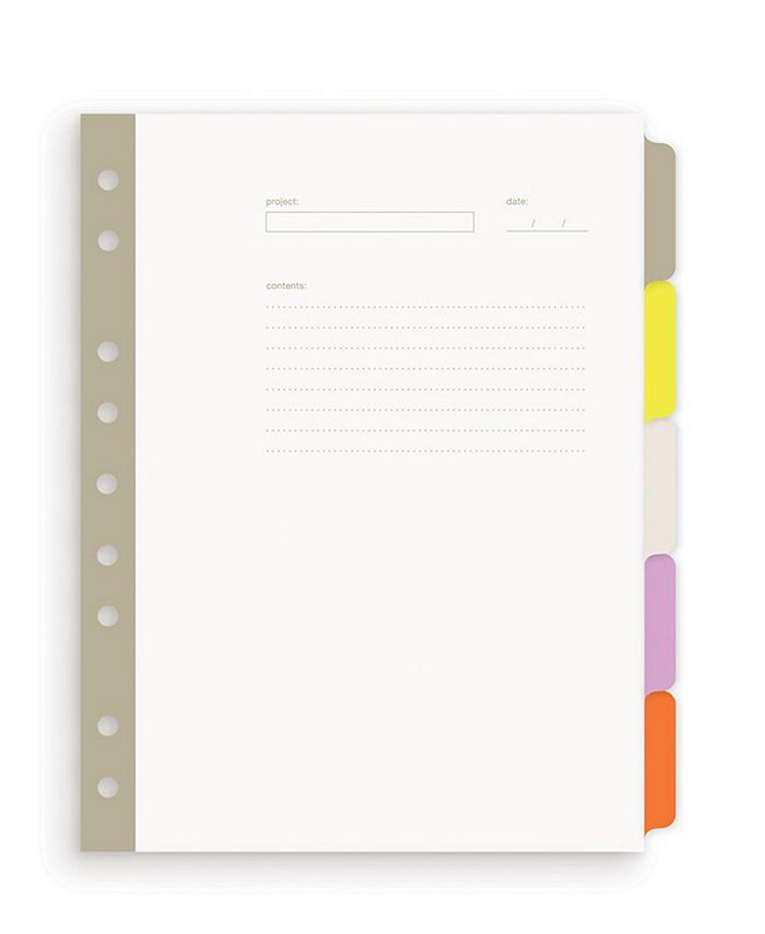 Russell & Hazel Mini Binder Index Tabs - Macy's