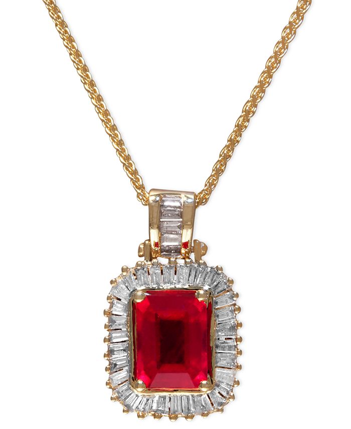 EFFY Collection Gemma by EFFY® Ruby (1-9/10 ct. t.w.) and Diamond (1/2 ...