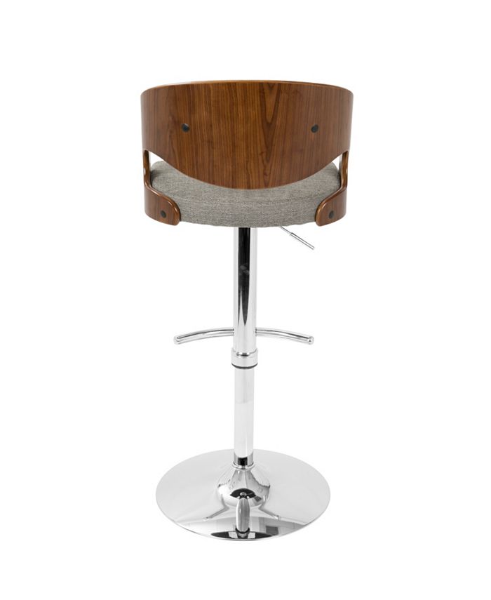 Lumisource Pino Adjustable Barstool - Macy's