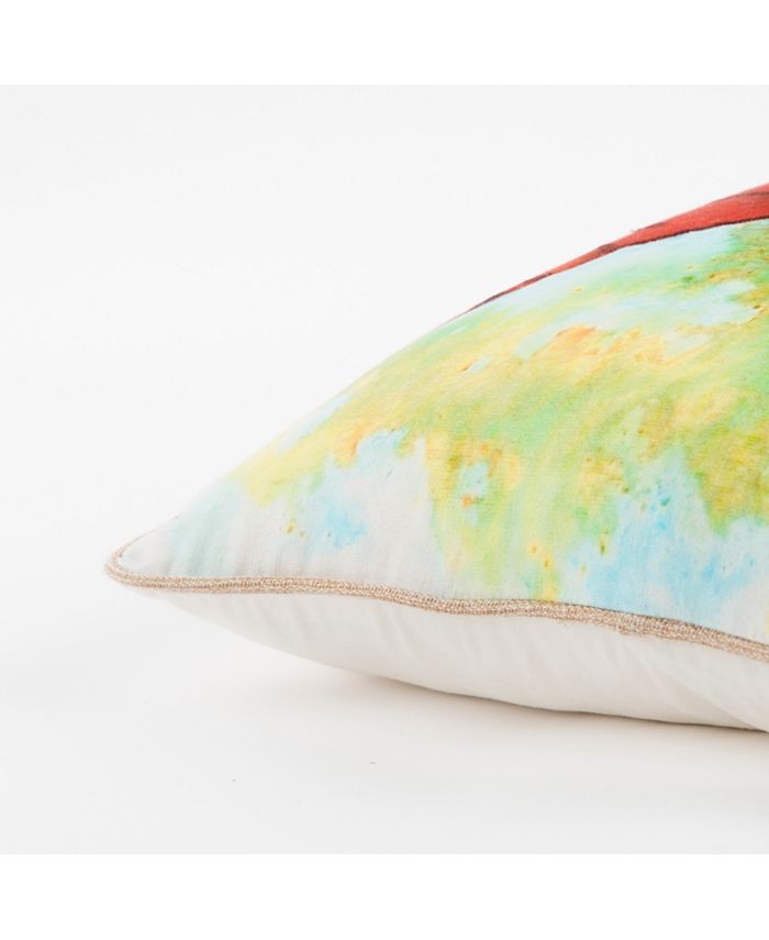 Rizzy Home Mariah Parris Flamingo Decorative Pillow Cover, 20" x 20 ...