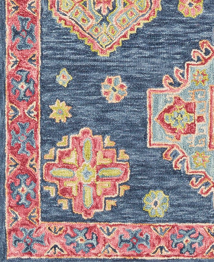 Surya Bonifate BFT-1005 Denim 18" Square Swatch - Macy's