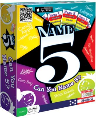 Name 5 Party Game - Macy's
