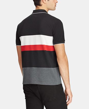 Polo Ralph Lauren Men's P-Wing Striped Mesh Polo - Macy's