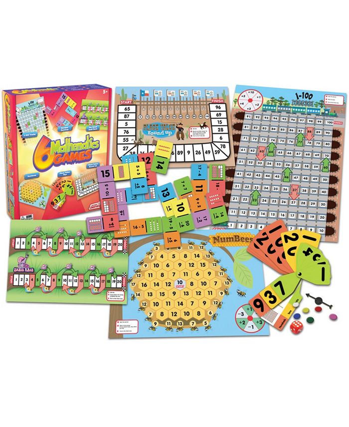 Junior Learning Mathematics Games Set of 6 Different Math Games - Macy's